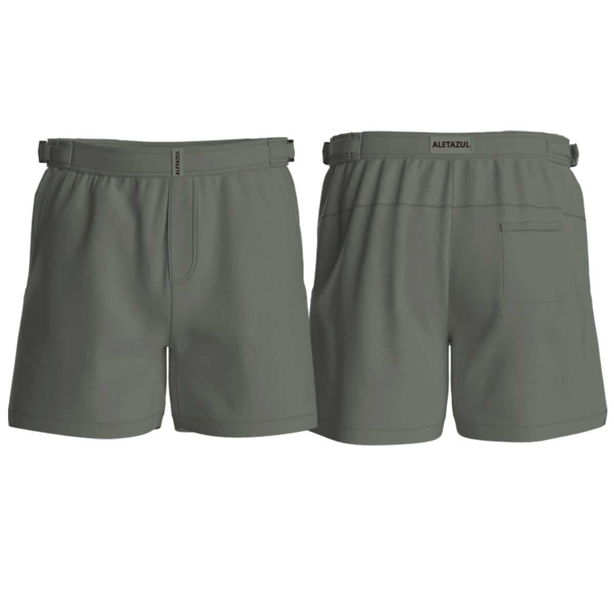 Ripstop Shorts | Amphibian Gray Green
